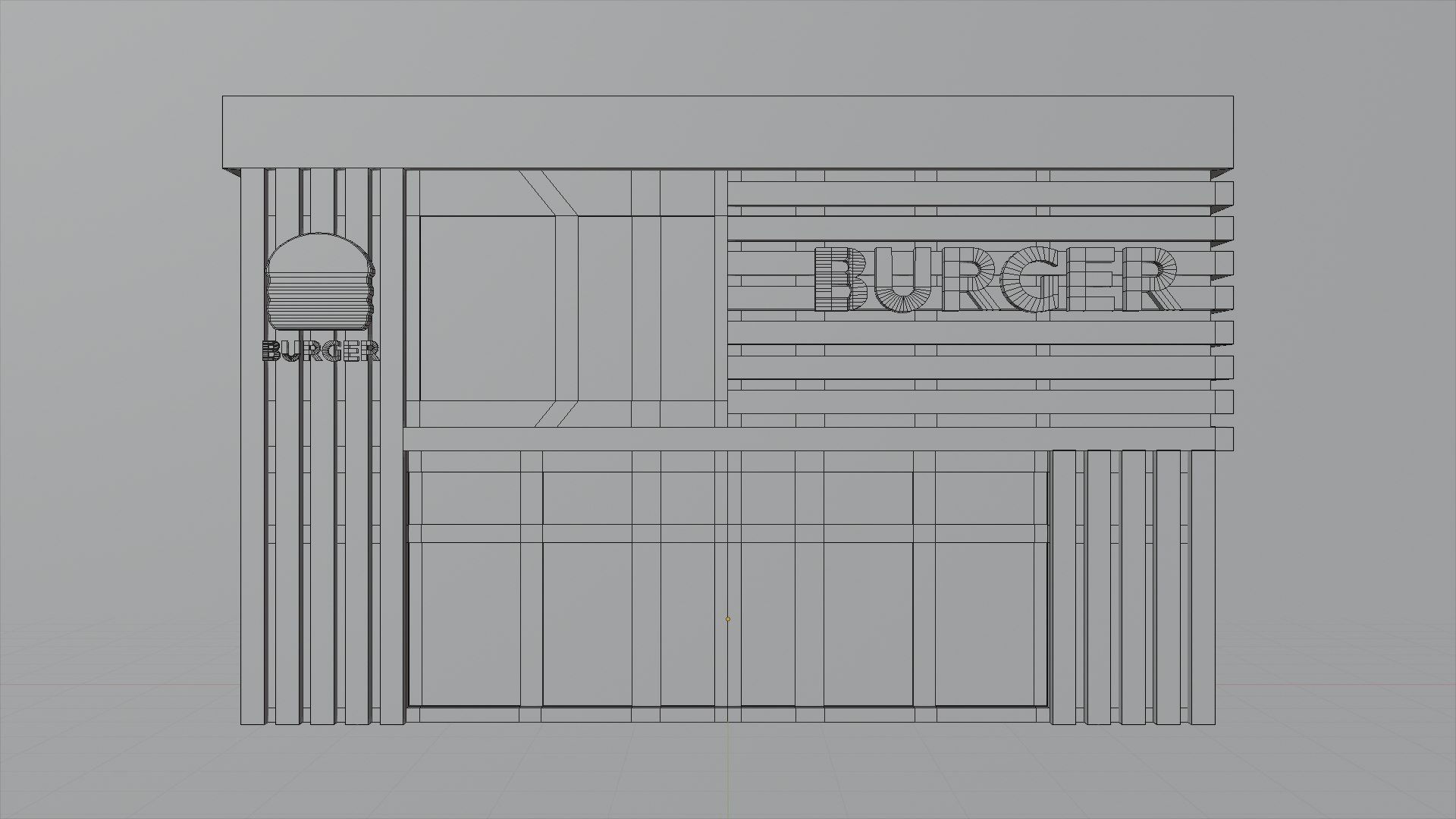 3D Burger Shop Model - TurboSquid 1974803