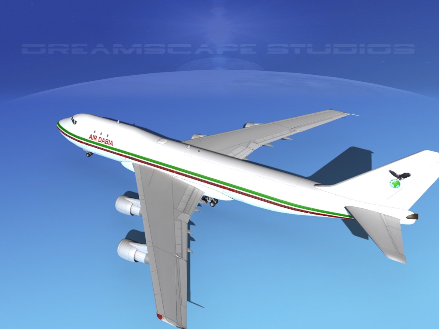 3d Boeing 747 747-100