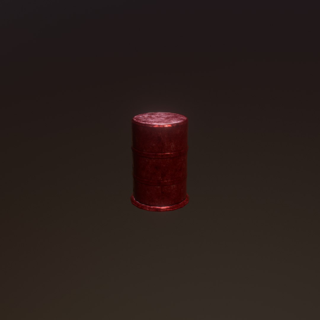 Simple barrel 3D model - TurboSquid 1221249