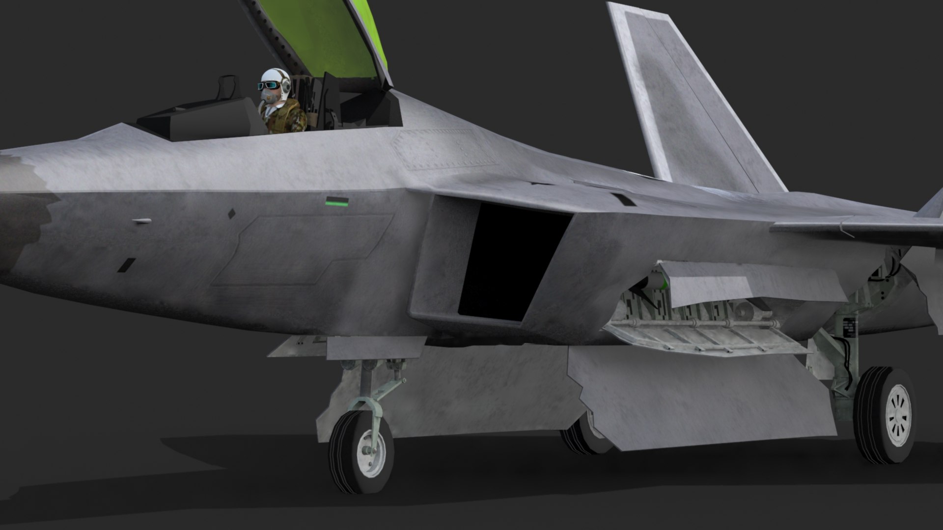 3D F22 Raptor Fighter Jet - TurboSquid 2232992