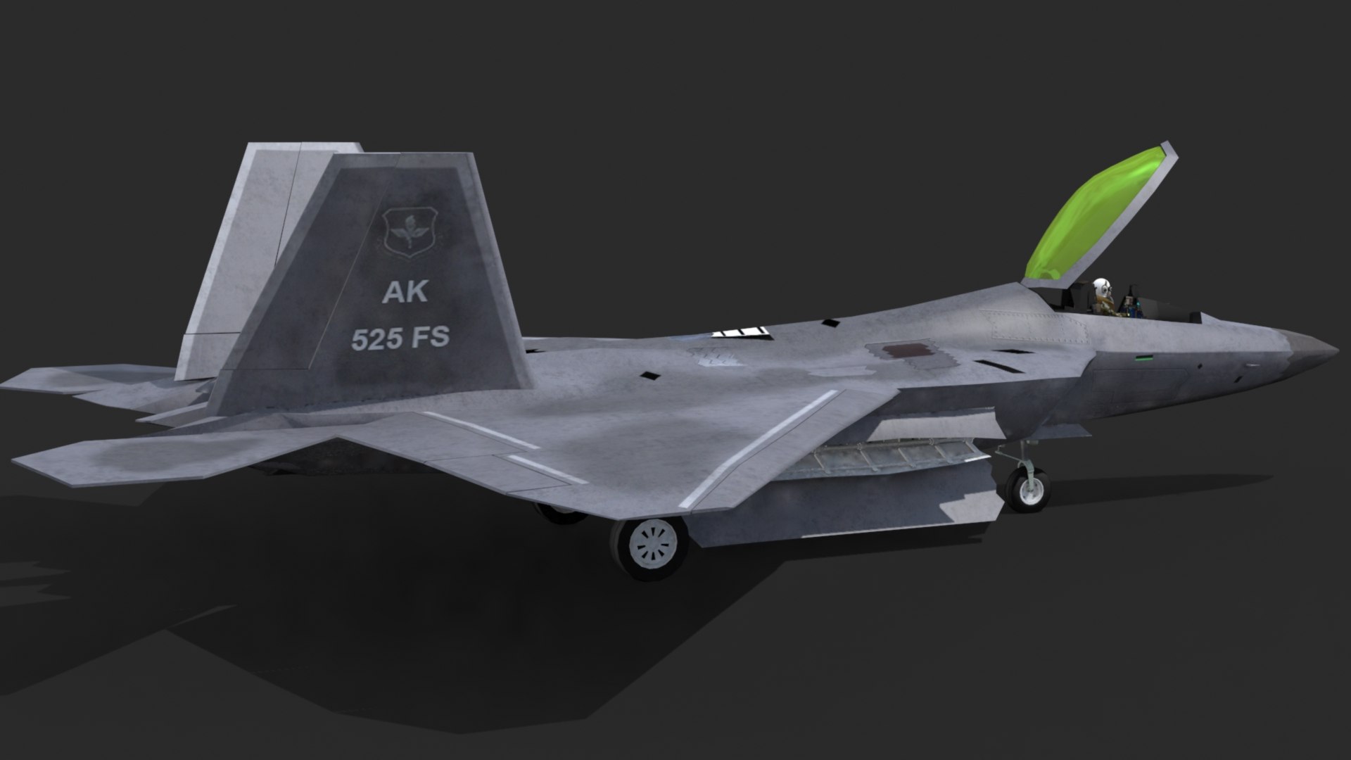 3D F22 Raptor Fighter Jet - TurboSquid 2232992
