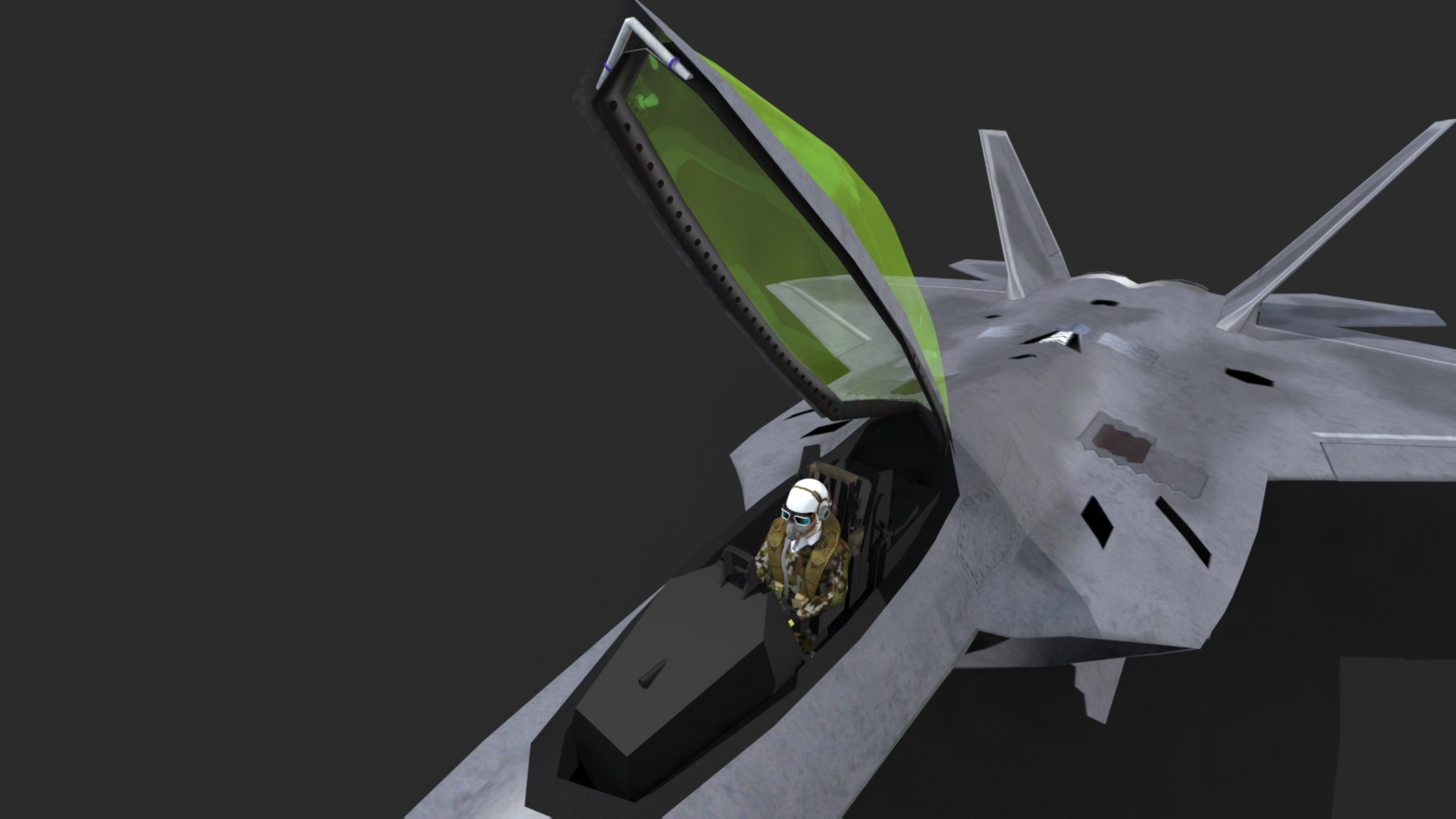 3D F22 Raptor Fighter Jet - TurboSquid 2232992