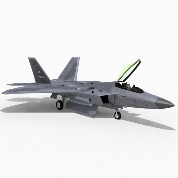 Lockheed Martin F-22 Raptor 3D Models for Download | TurboSquid