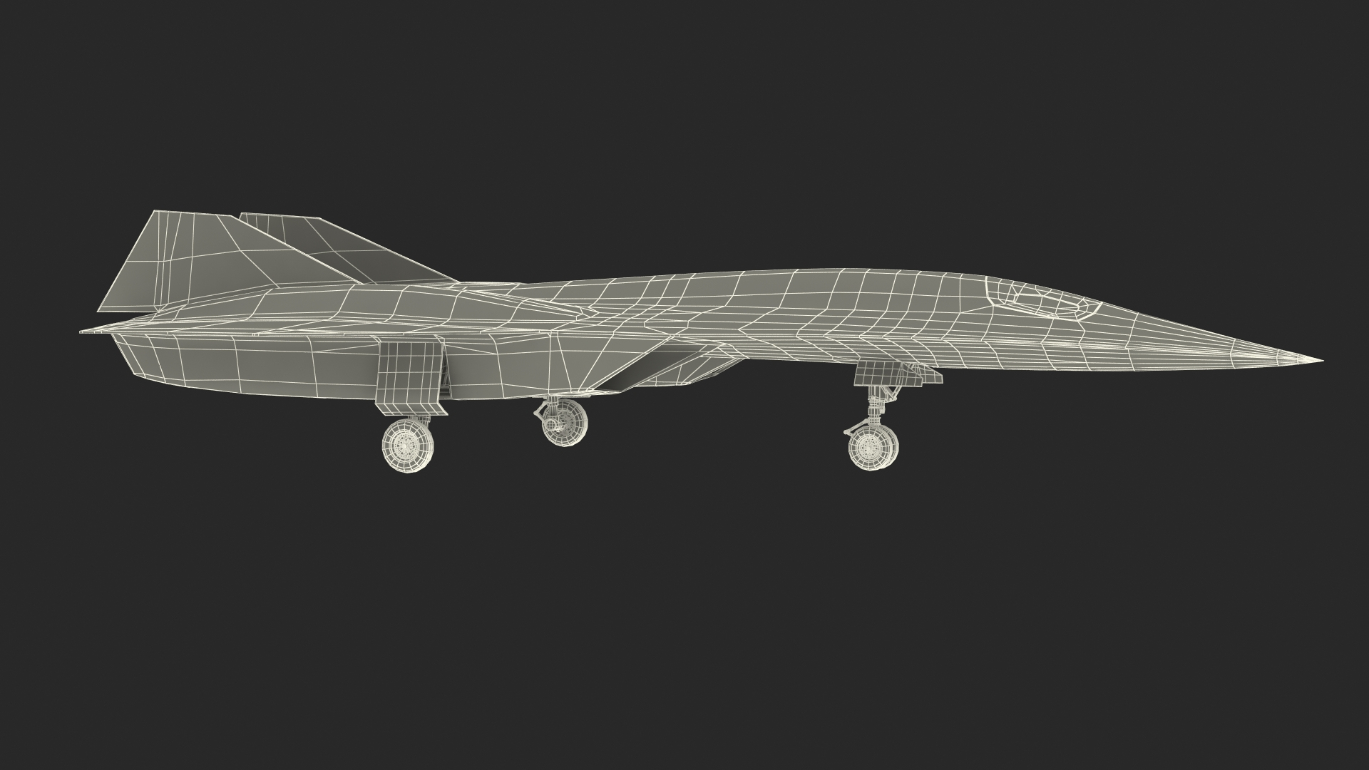 Lockheed SR-72 DarkStar Rigged 3D Model - TurboSquid 2197108