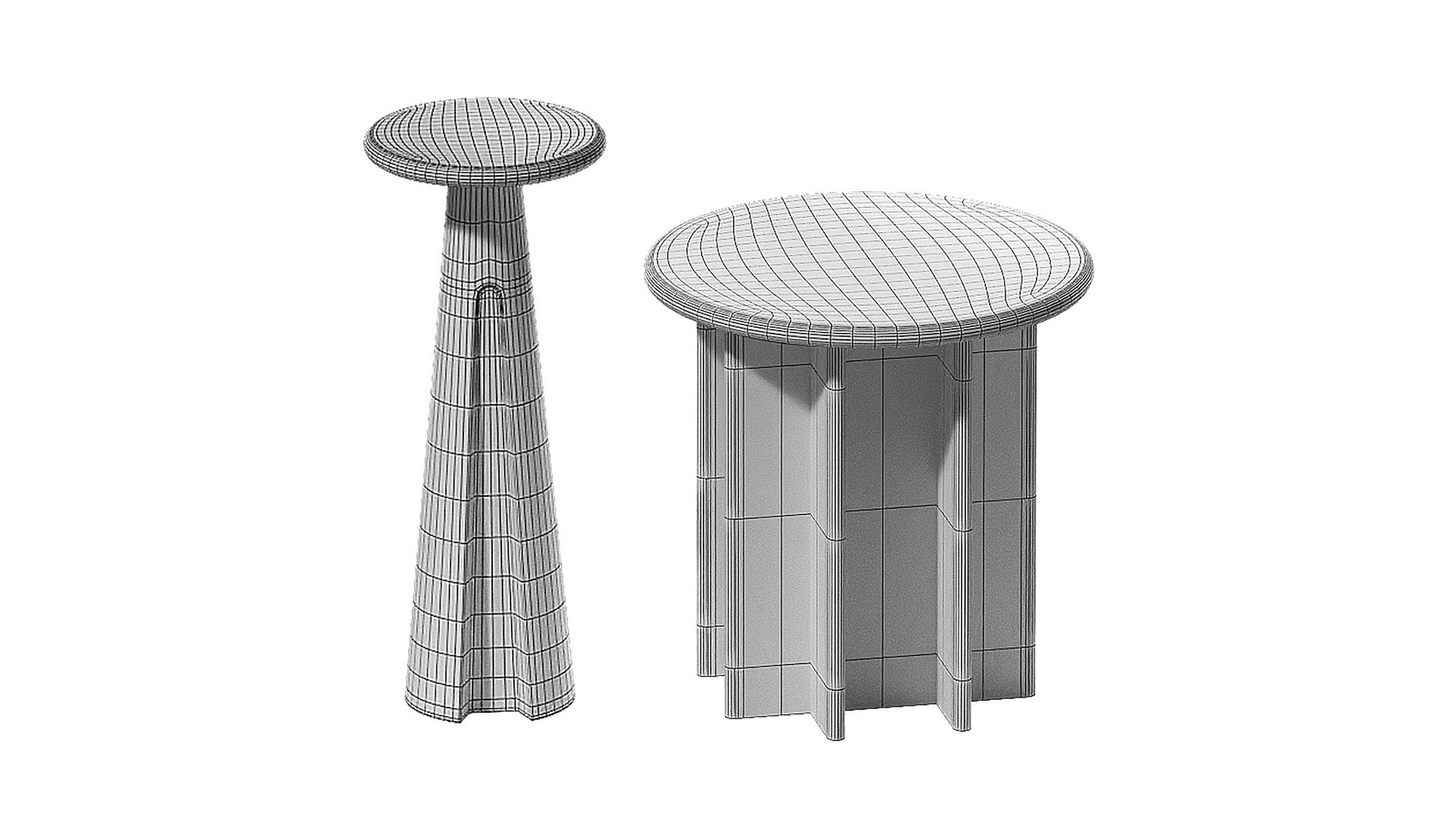 Cb2 Ciccio Side Table Pasar Side Table White Marble 3D Model - TurboSquid 2251516