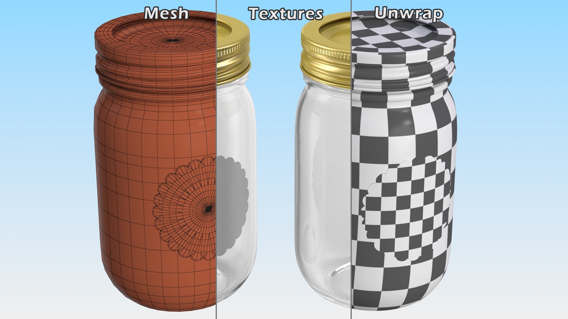 3D Model Empty Jars Collection 2 - TurboSquid 2124744