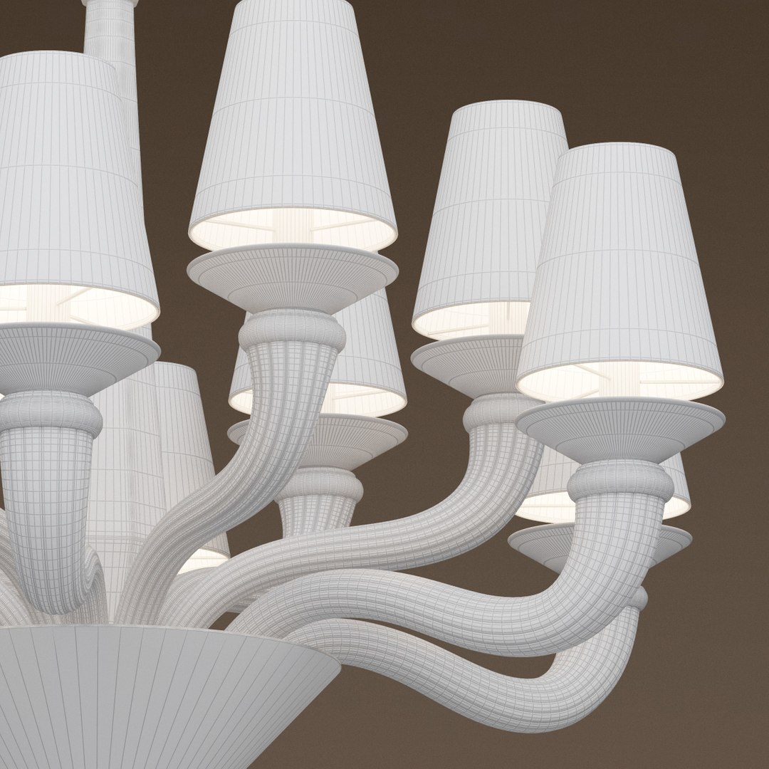 chandelier ottavia casa fendi 3d max