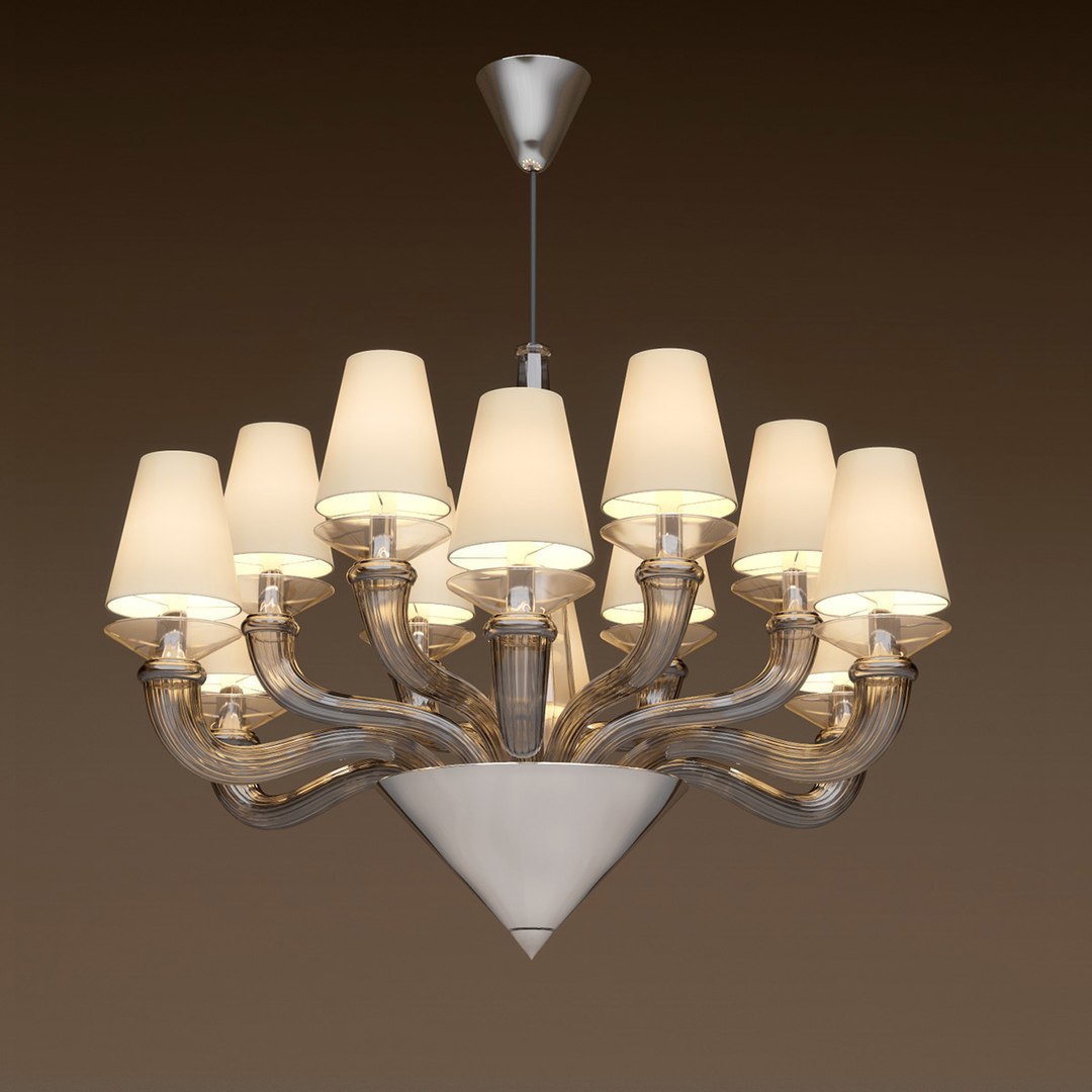 chandelier ottavia casa fendi 3d max