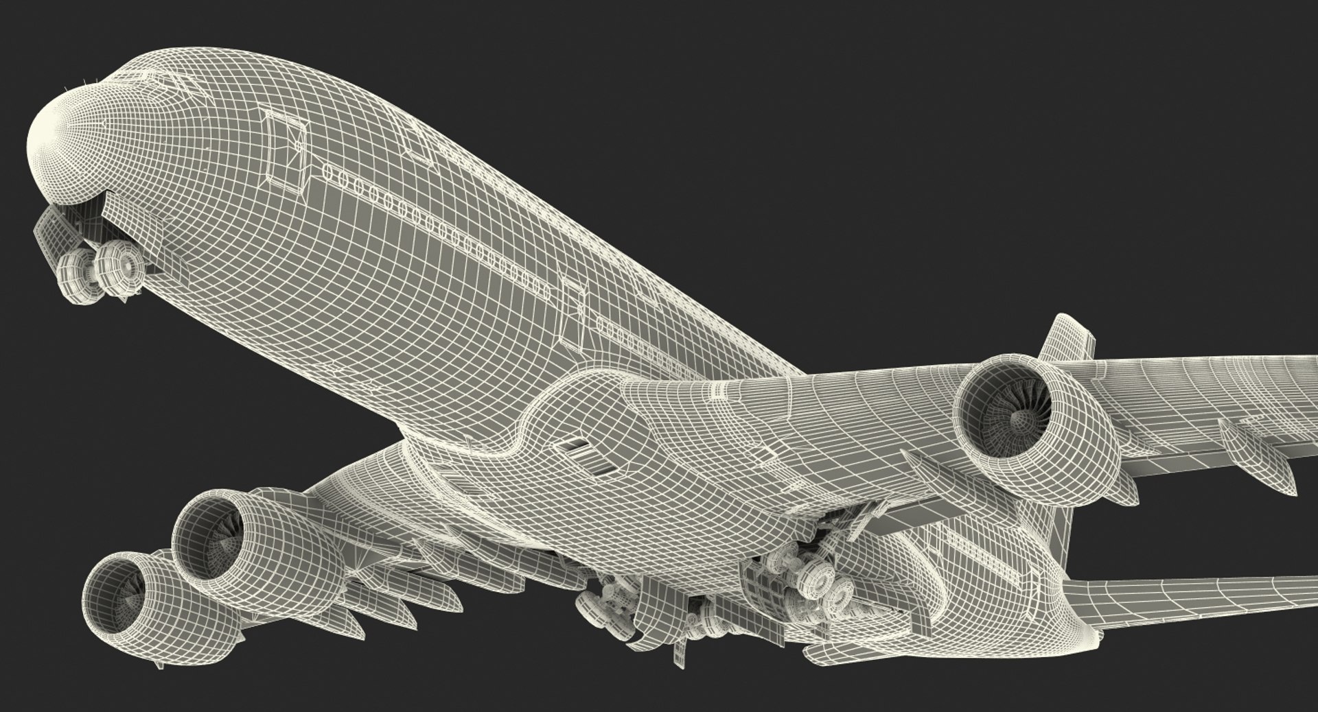Airbus A380 900 Interior Model - TurboSquid 2366320