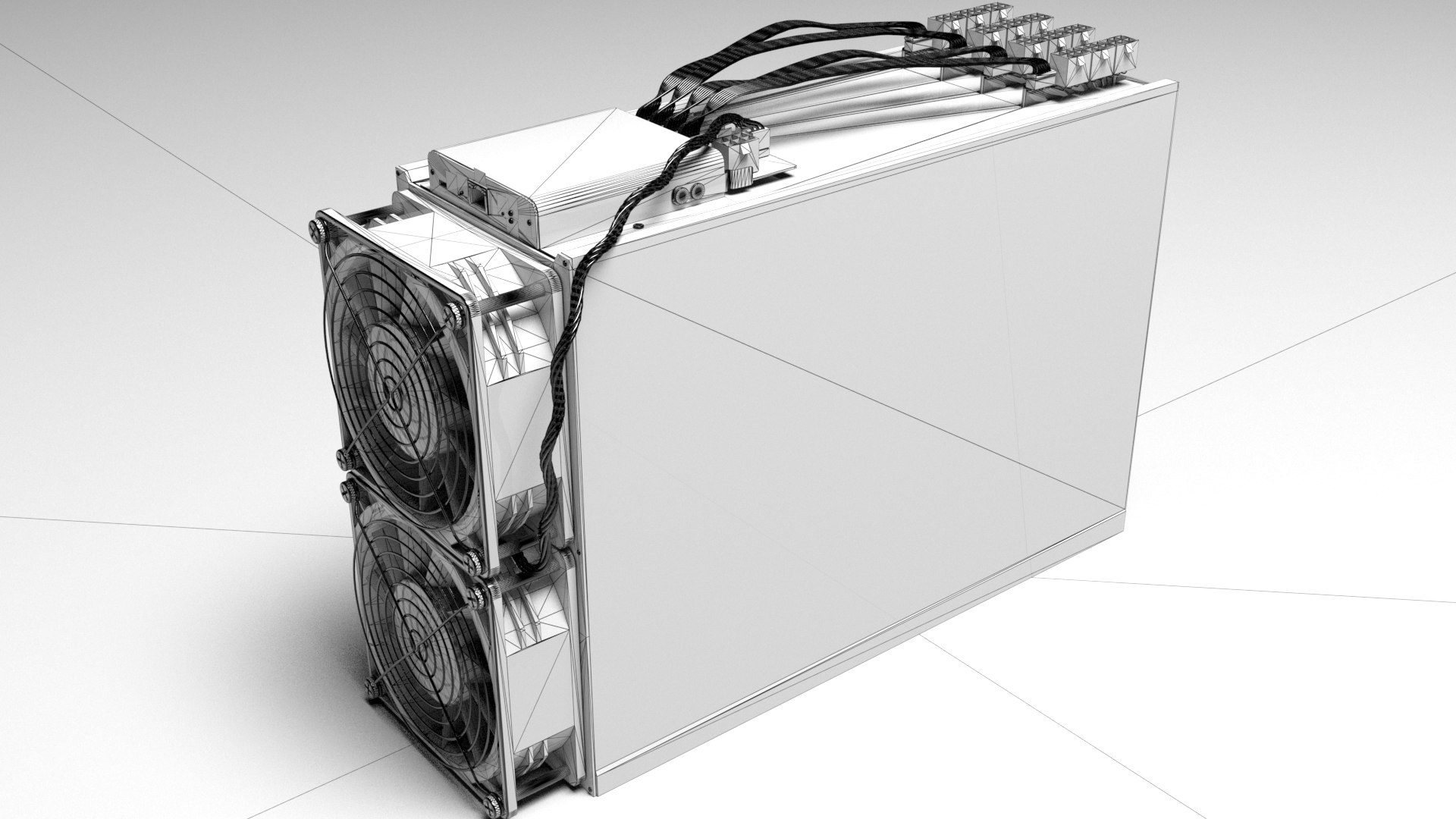 3D Innosilicon A10 Pro Cryptocurrency Asic Mining Hardware Model ...