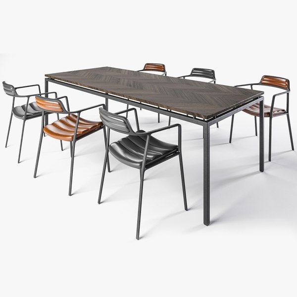 3D VIPP Chairs and Table - TurboSquid 1868582
