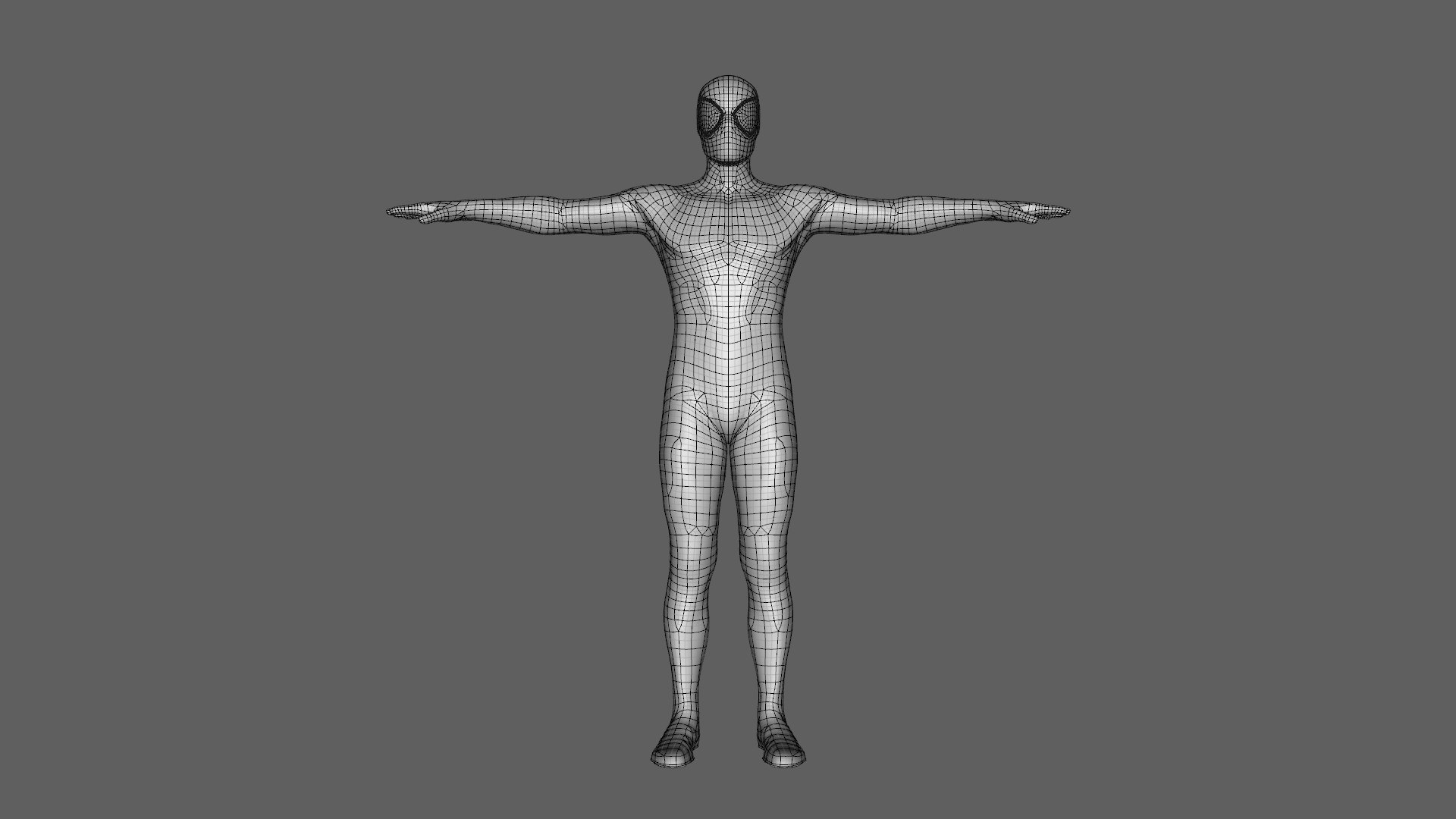 3D Ultimate Spider-Man Black Low-poly - TurboSquid 2343609