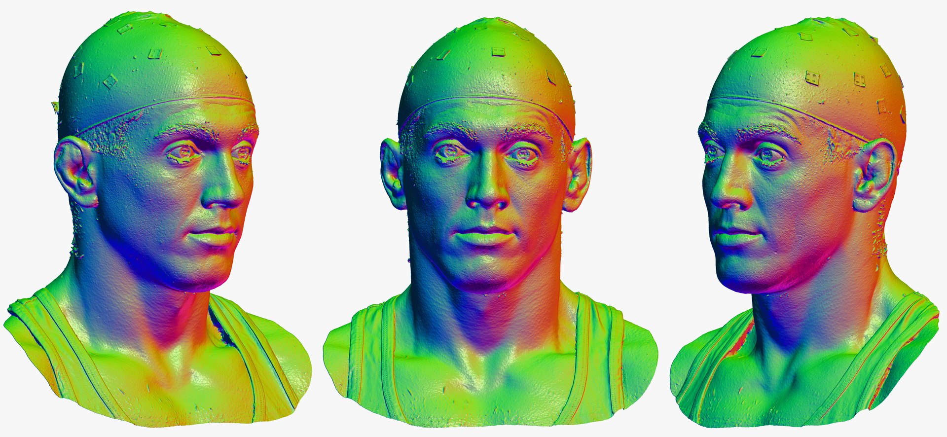 3D Mike Human Head Outer - TurboSquid 1587733