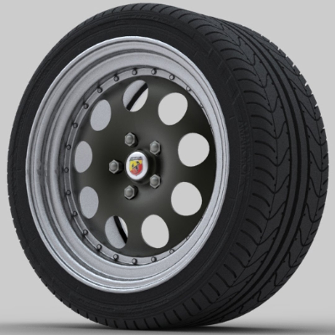 3d Model Rally Wheel Car