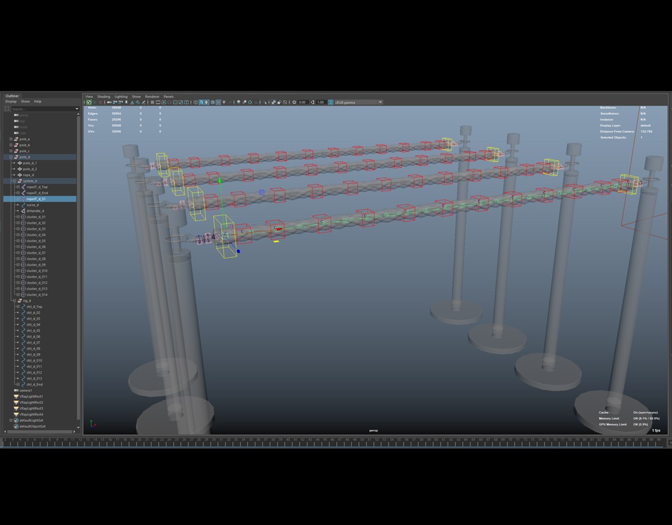 3D Partition Pole Model - TurboSquid 1557025