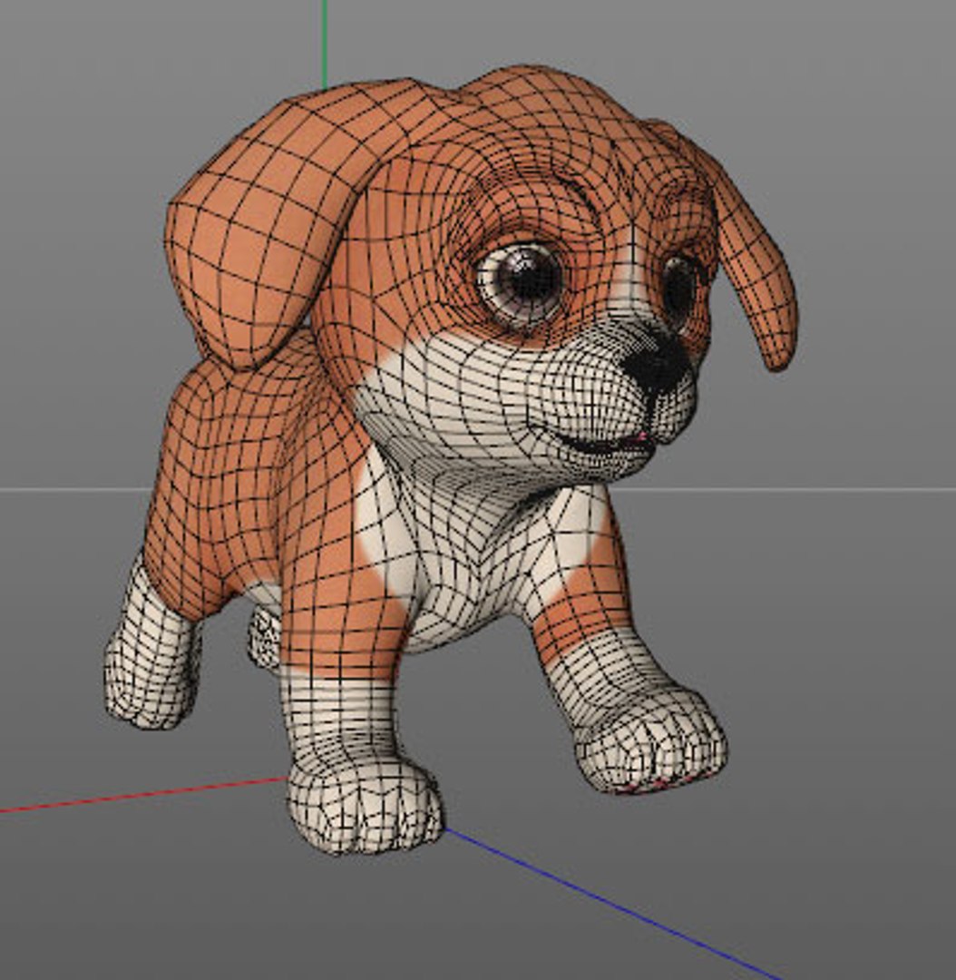 3D puppy pup model - TurboSquid 1364491