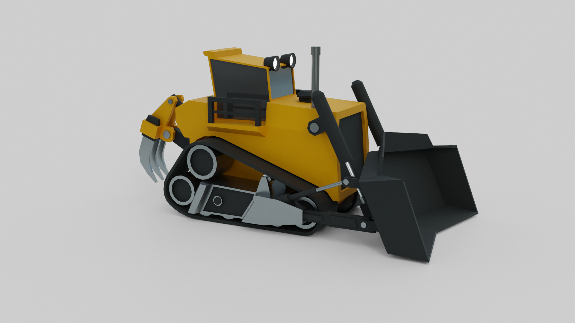 3D Bulldozer - Heavy Vehicle - TurboSquid 2422114