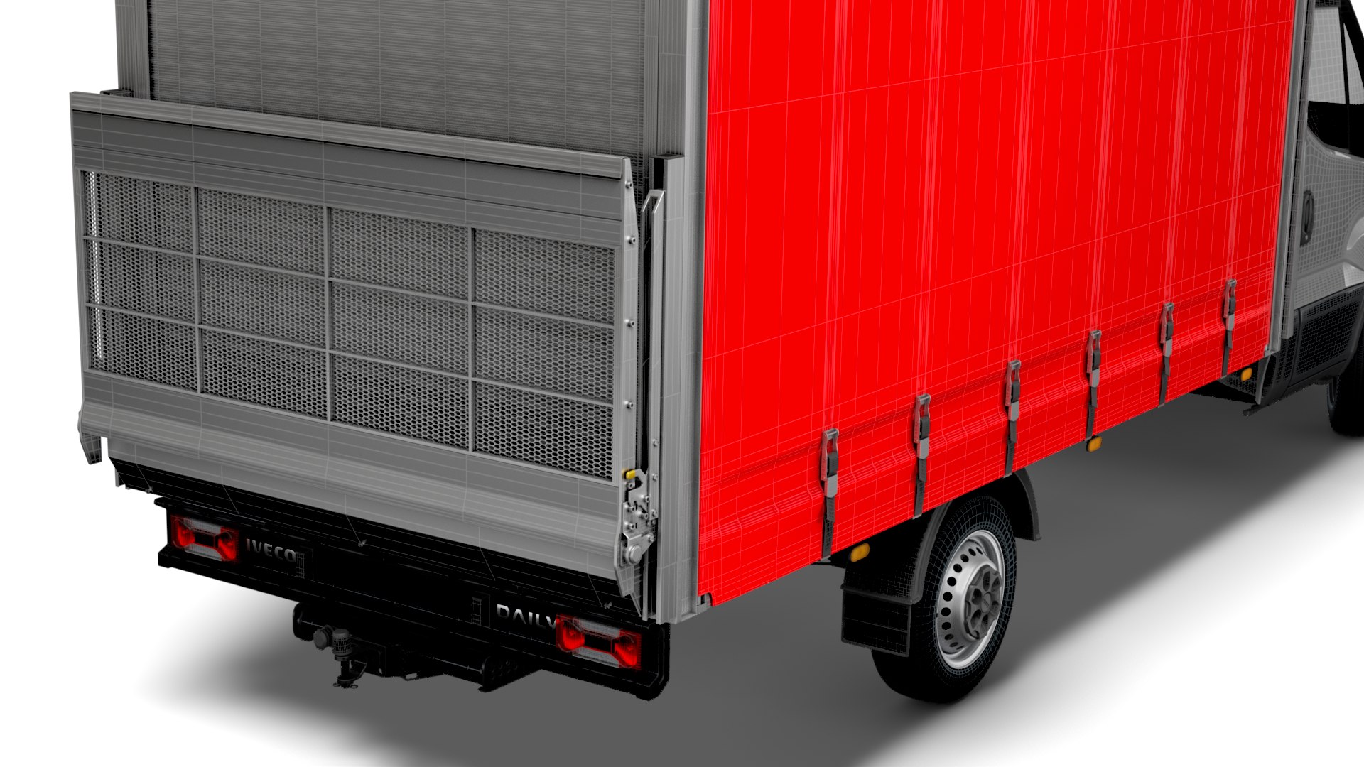 3D Iveco Daily Luton Curtain sider Tail Lift 2021 model - TurboSquid ...