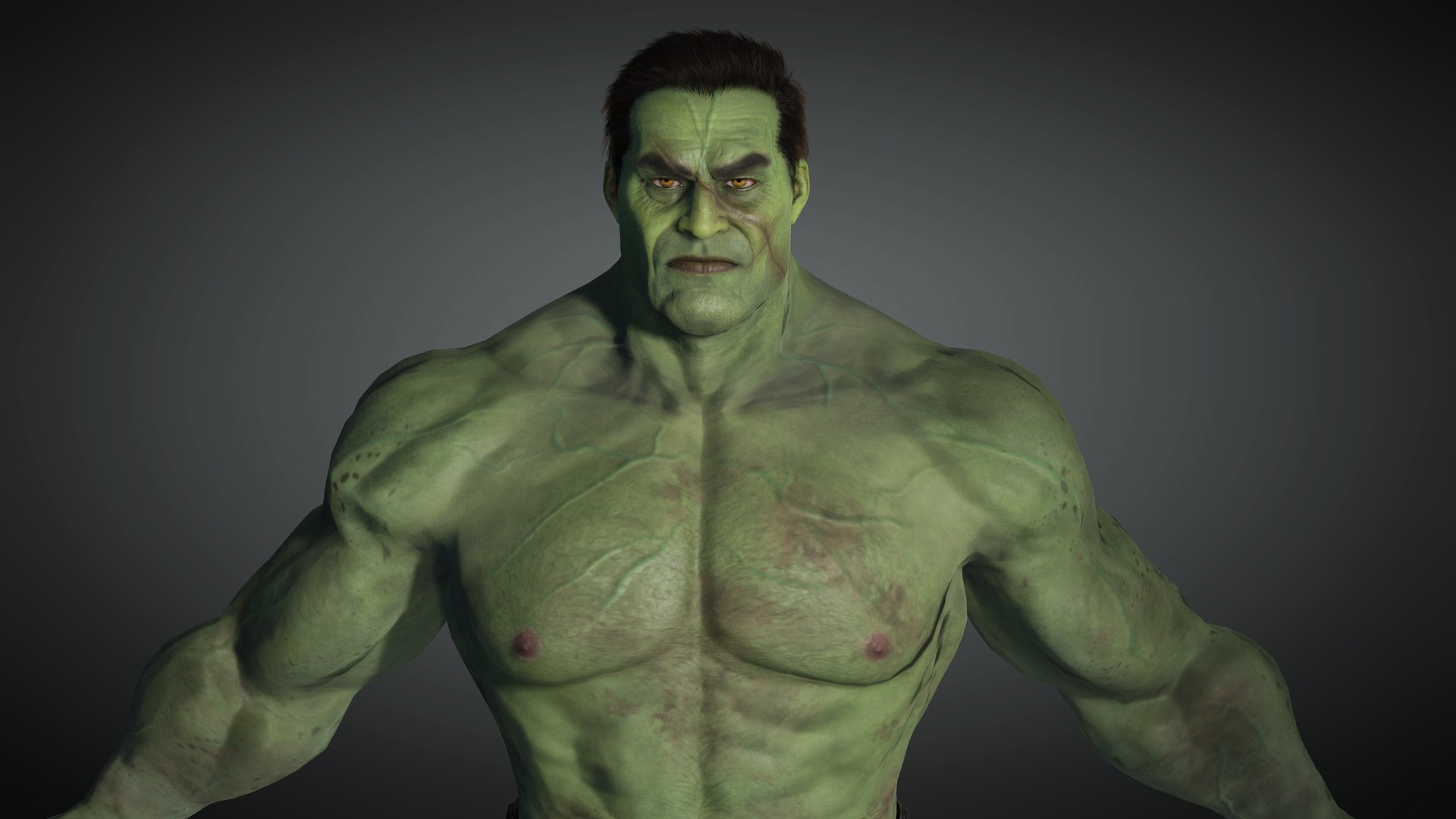 3D Realistic Hulk Character - Comic Character Model - TurboSquid 1963841