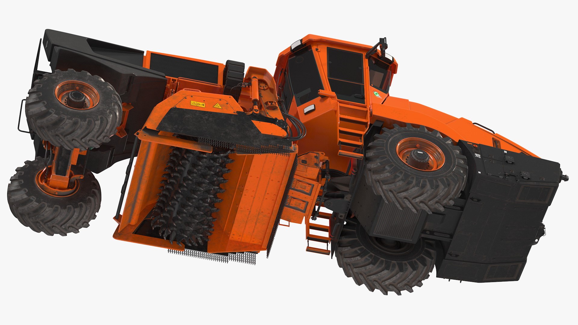 3D road recycler soil stabilizer - TurboSquid 1681733