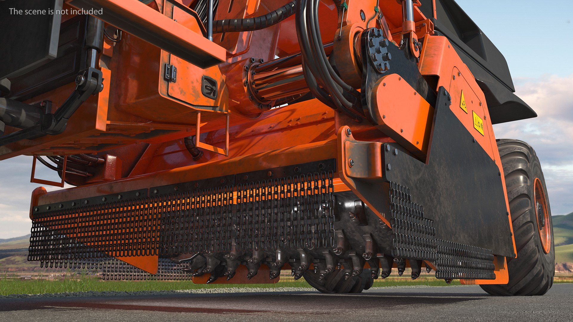 3D road recycler soil stabilizer - TurboSquid 1681733