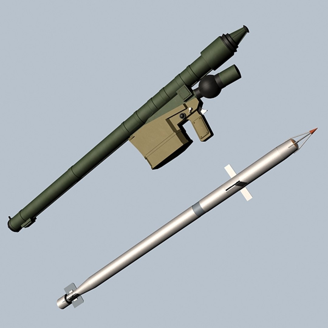 Sa-16 Missile Launcher 3d Model