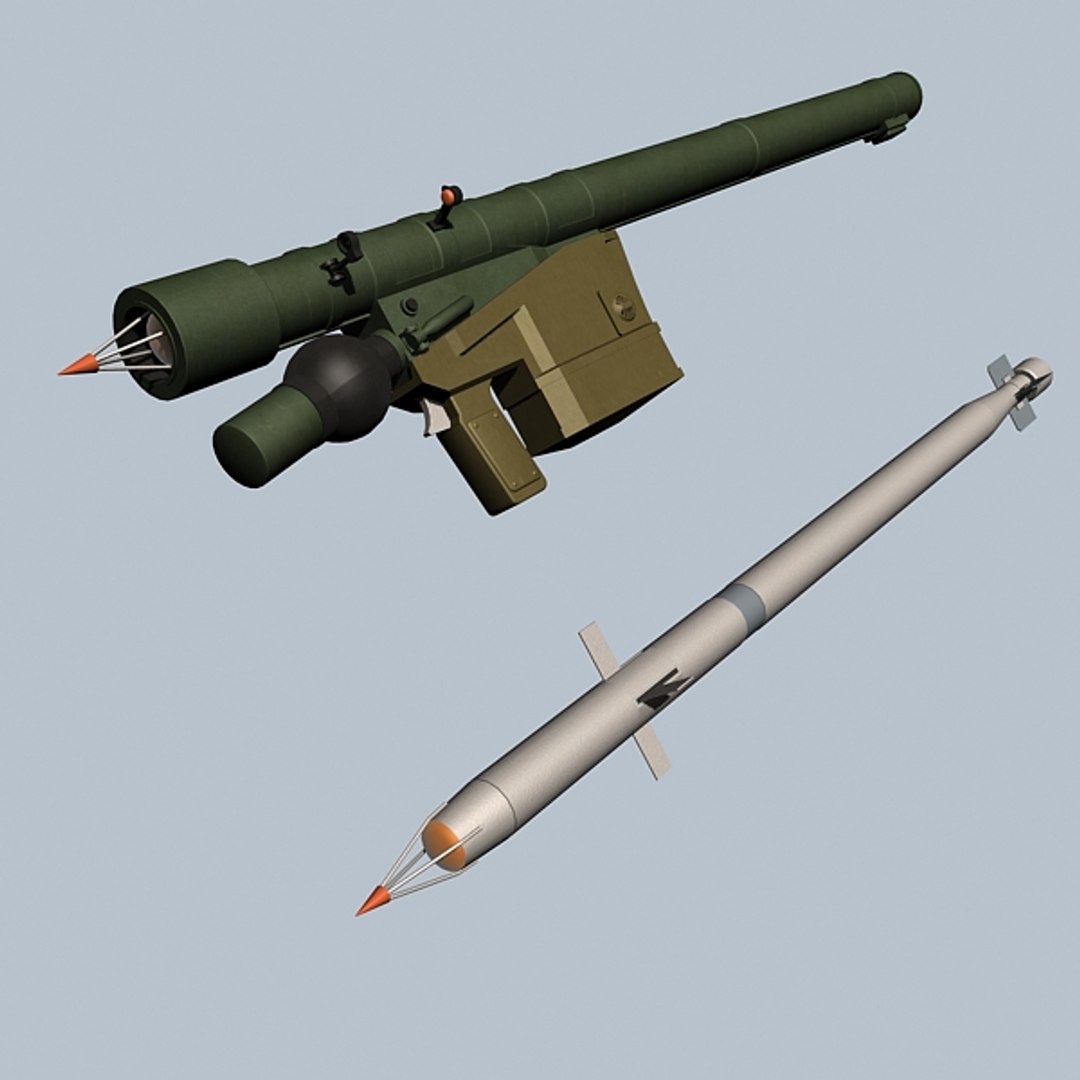 Sa-16 Missile Launcher 3d Model