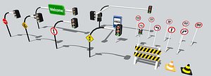 SketchUp Traffic-Light Models | TurboSquid