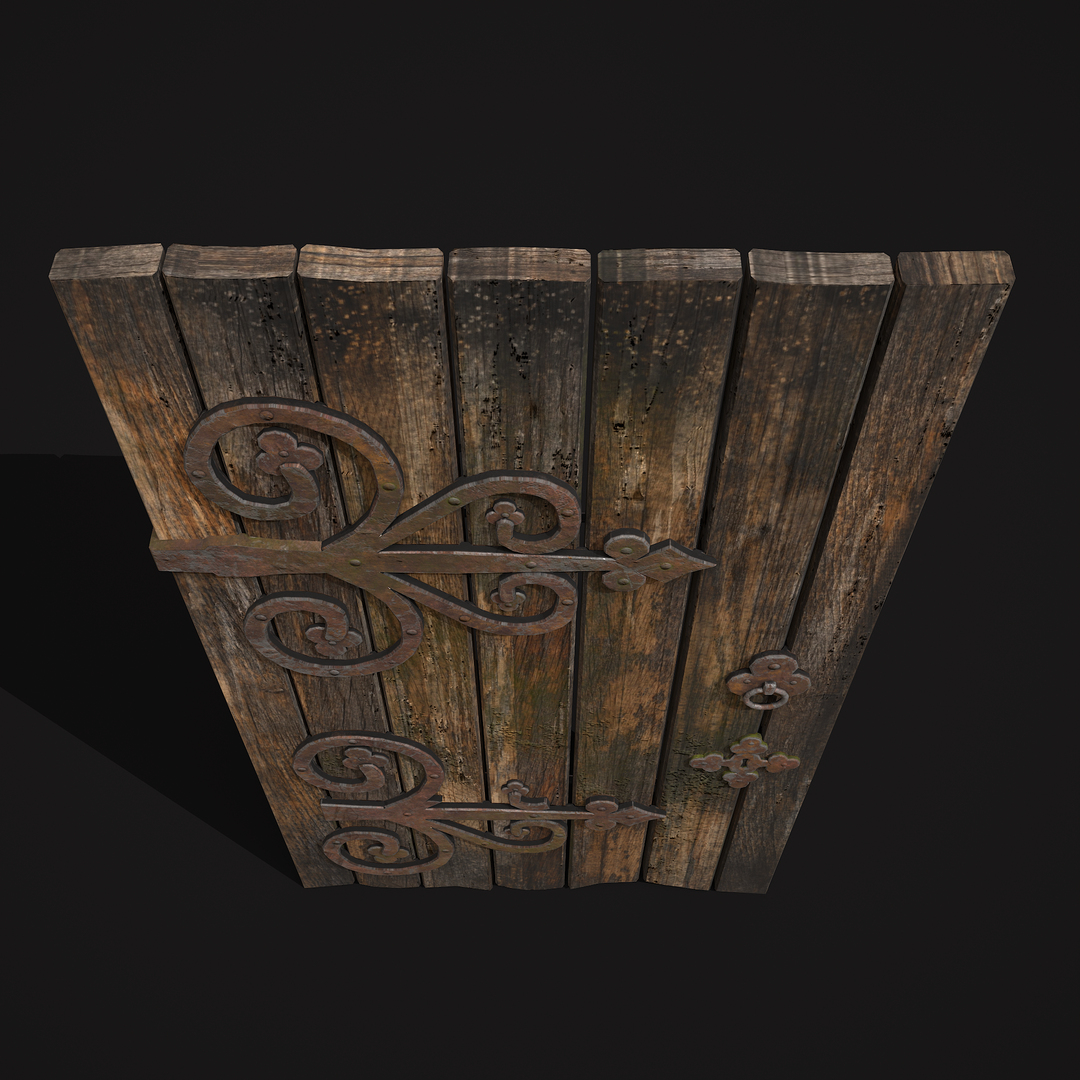 3D Medieval Fantasy Door - TurboSquid 1756080