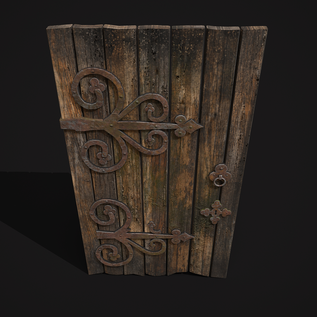 3D Medieval Fantasy Door - TurboSquid 1756080