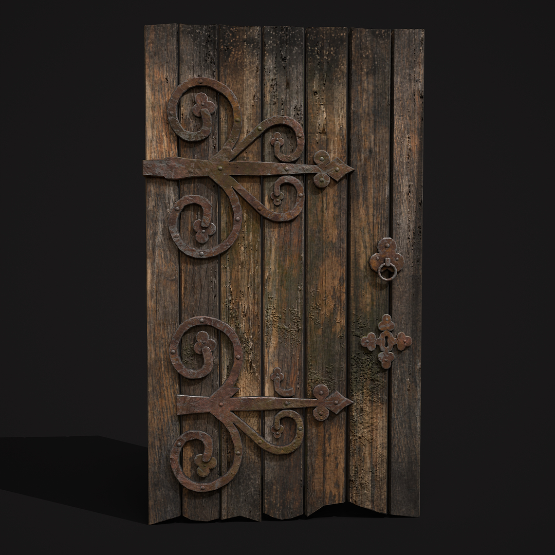 3D Medieval Fantasy Door - TurboSquid 1756080
