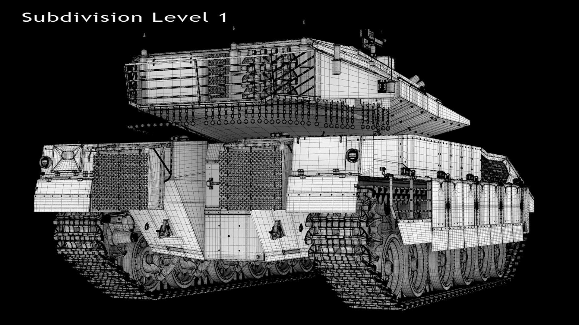 Merkava mk4 main battle tank model - TurboSquid 1374623