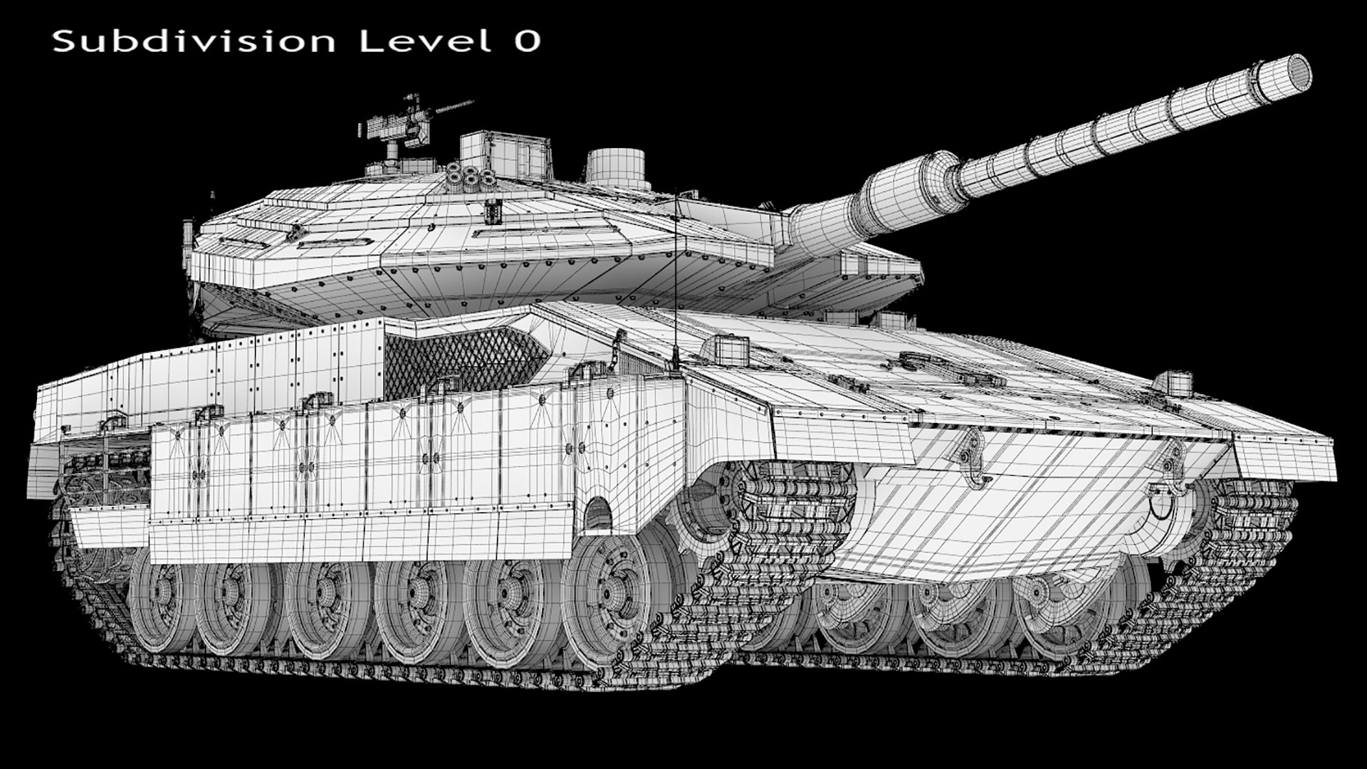 Merkava Mk4 Main Battle Tank Model - TurboSquid 1374623