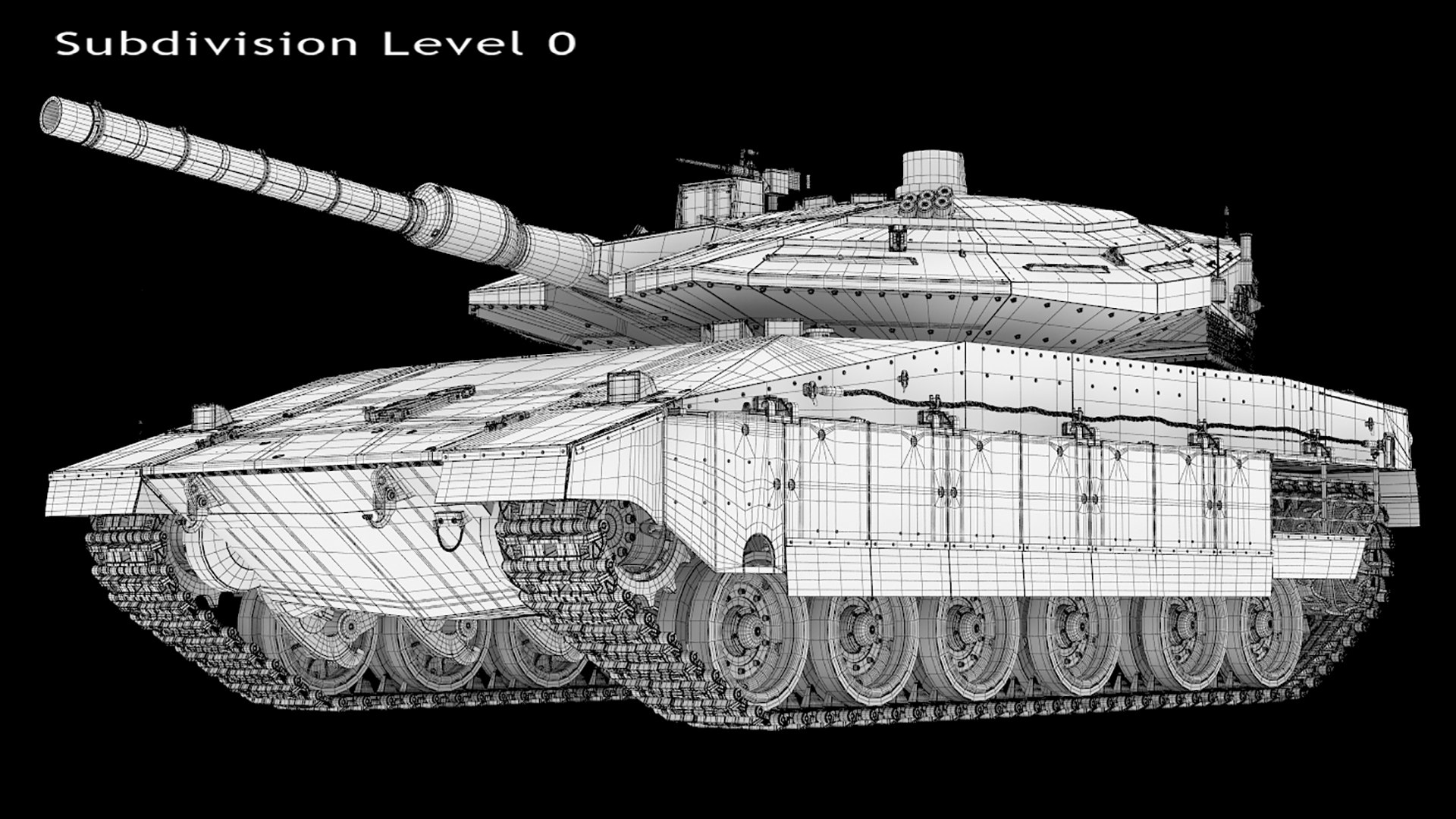 Merkava Mk4 Main Battle Tank Model - TurboSquid 1374623