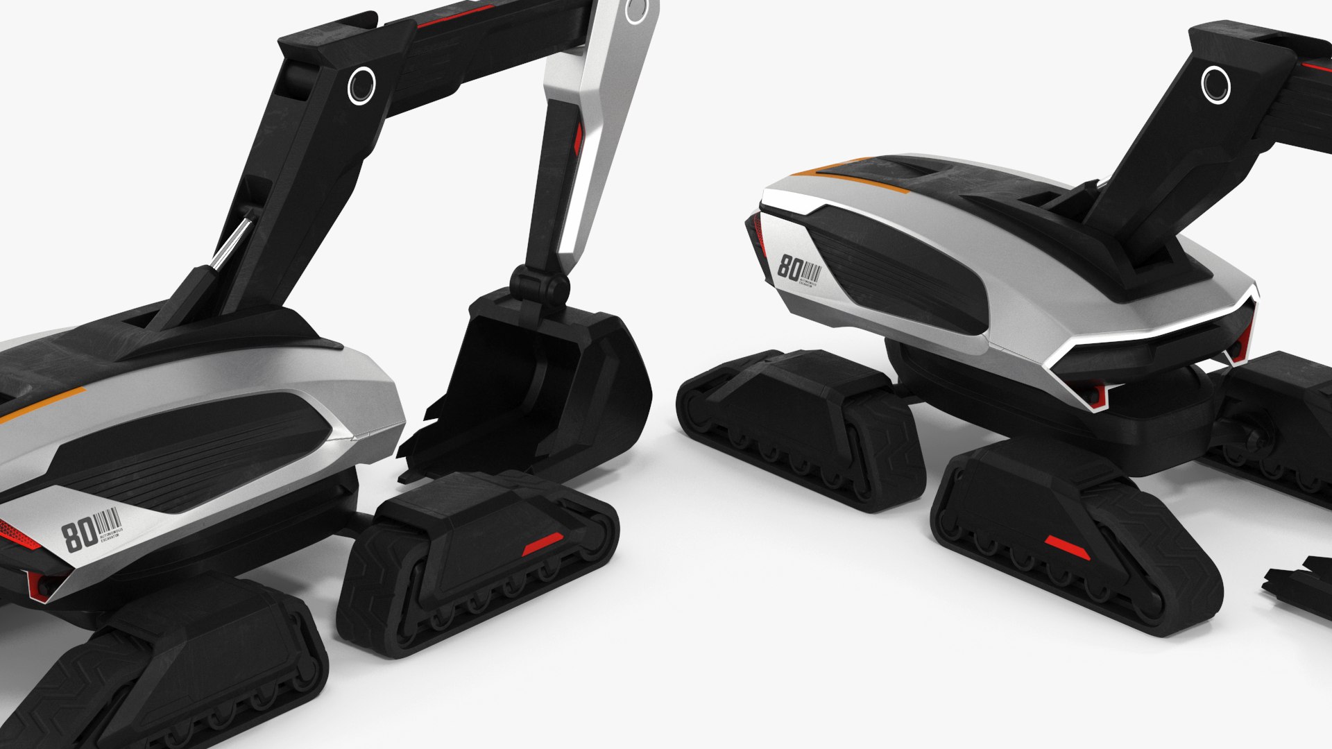 SciFi Excavator New Rigged 3D Model - TurboSquid 2208821