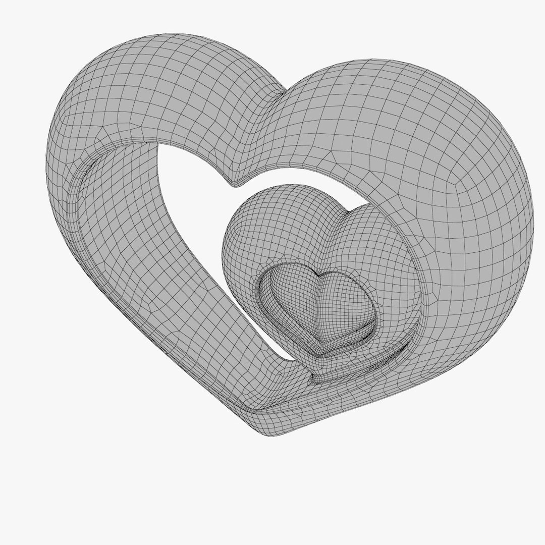 3d Heart Gold V5