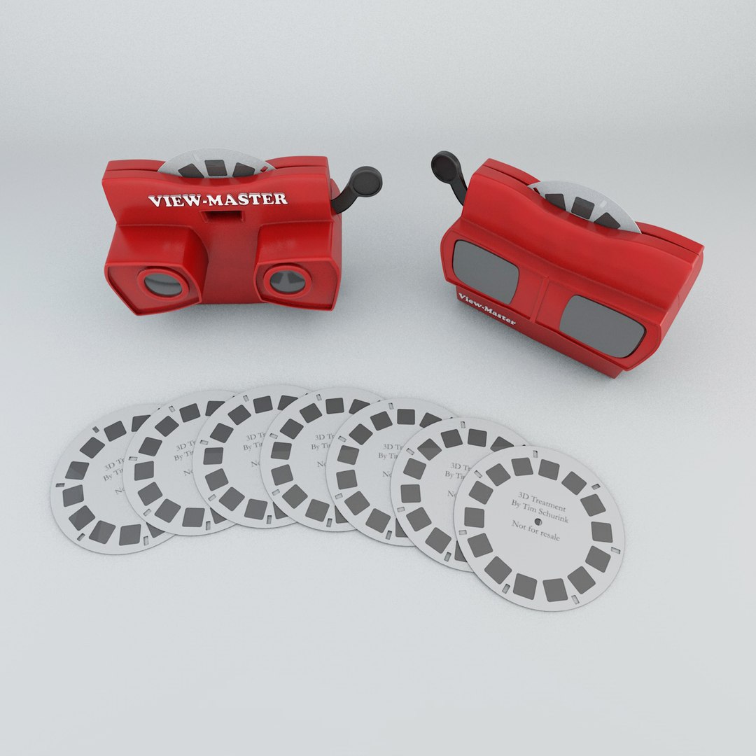 3D model viewmaster toy - TurboSquid 1250811