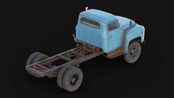 3D модель ГАЗ 53 HQ Интерьер - TurboSquid 1729729