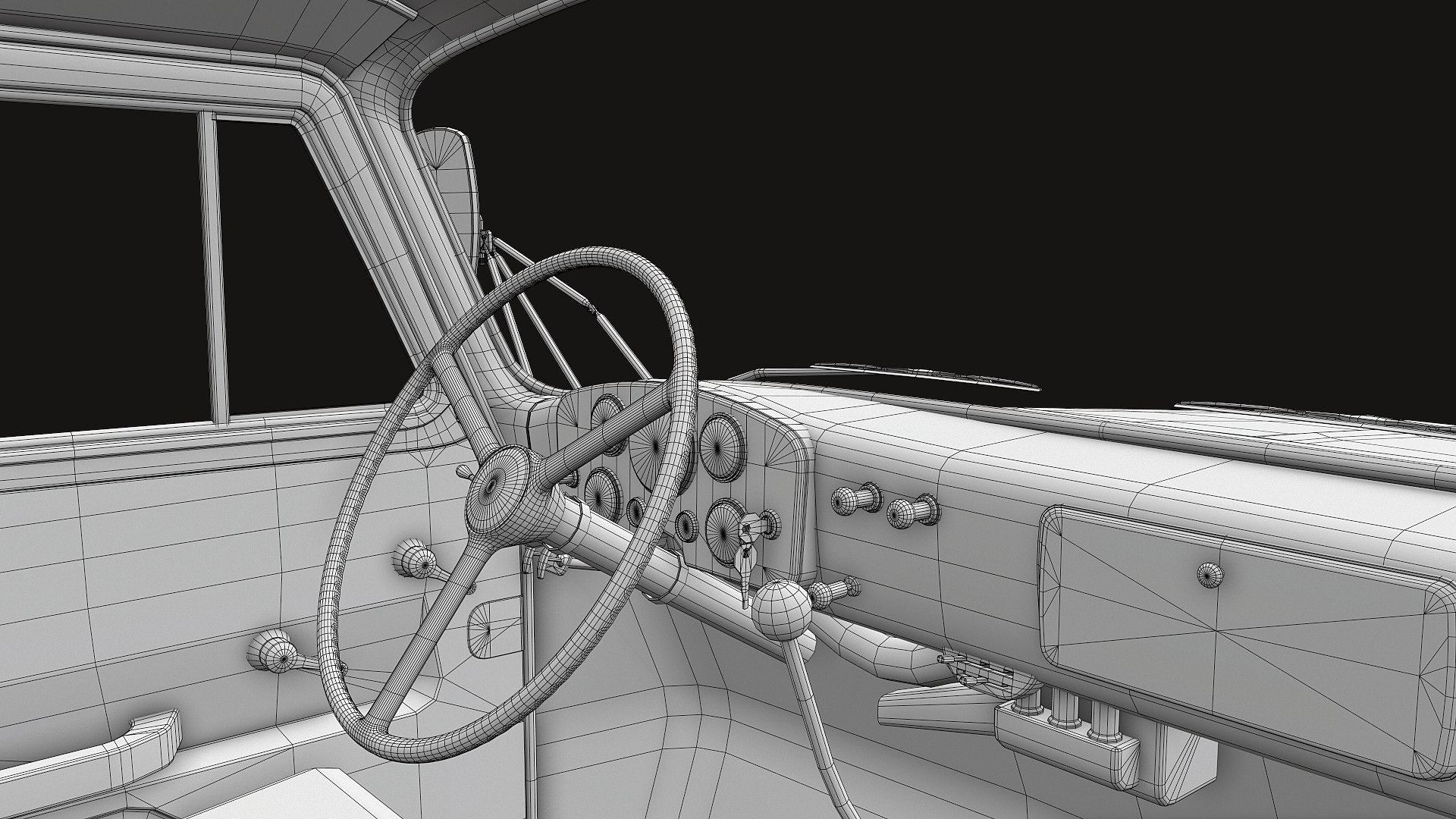 3D Gaz 53 HQ Interior Model - TurboSquid 1729729