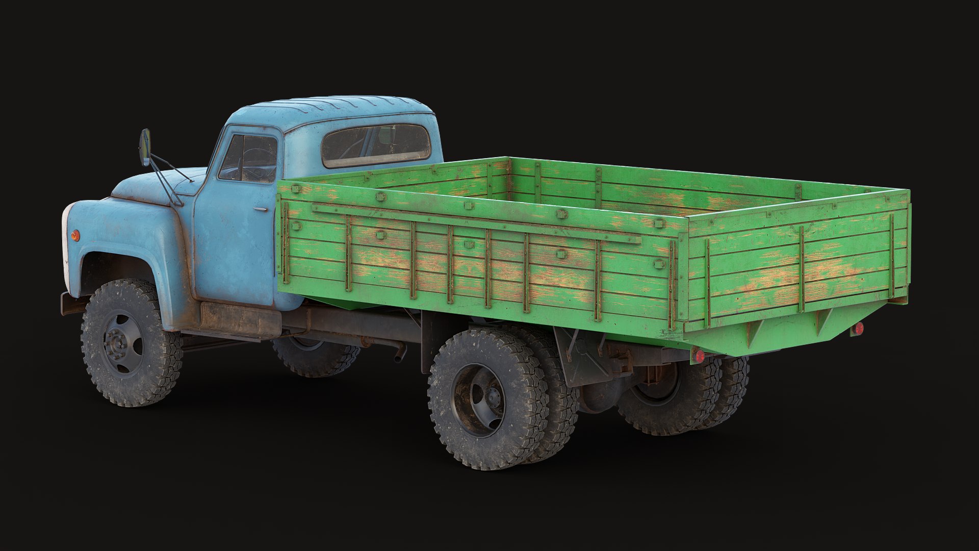 3D Gaz 53 HQ Interior Model - TurboSquid 1729729