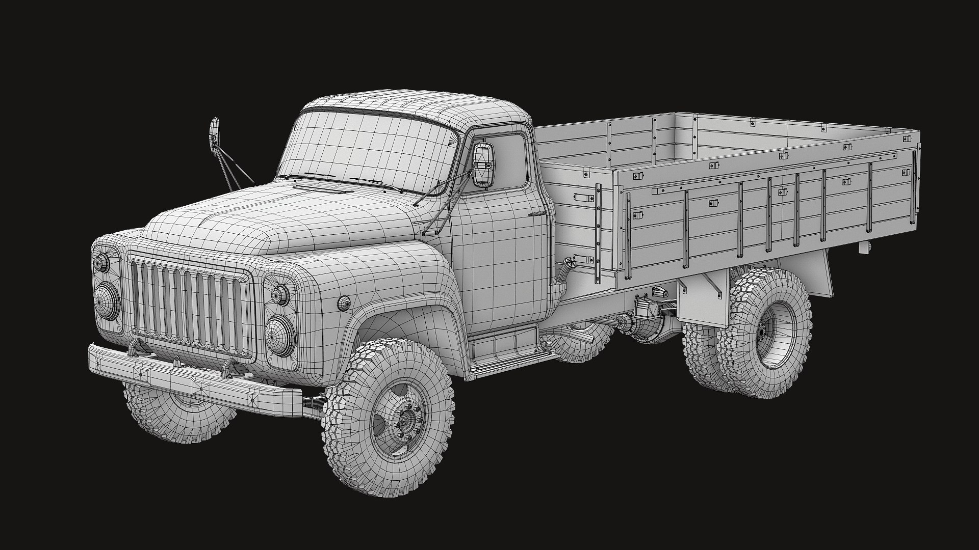 3D Gaz 53 HQ Interior Model - TurboSquid 1729729