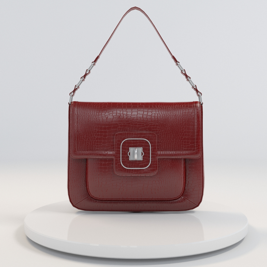 handbag purse 3d model