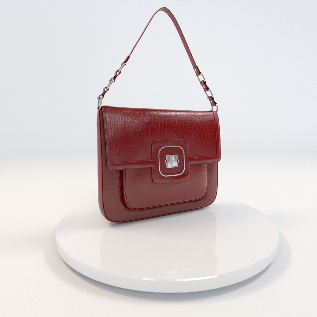 handbag purse 3d model