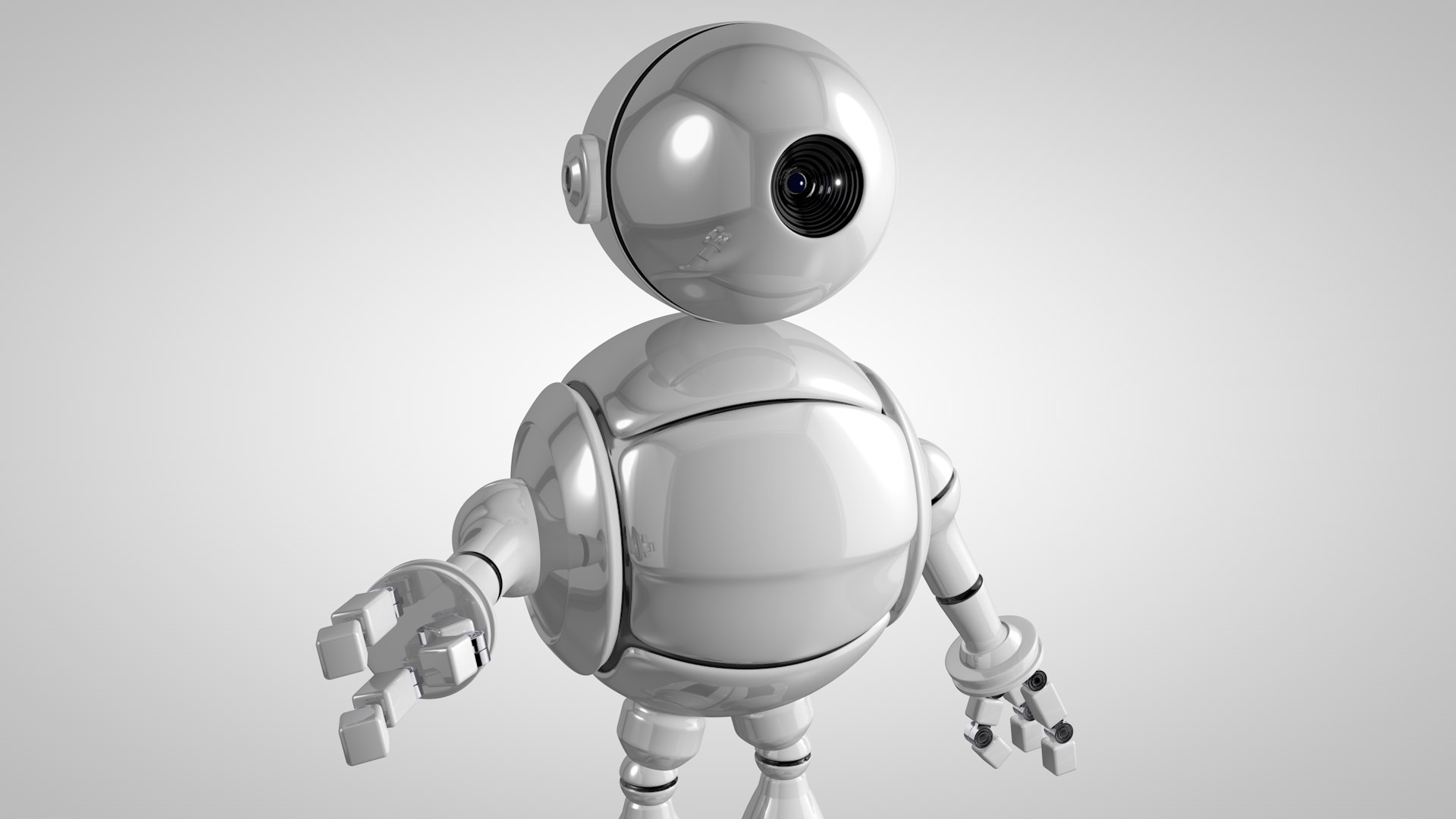 C4d Cartoon Robot