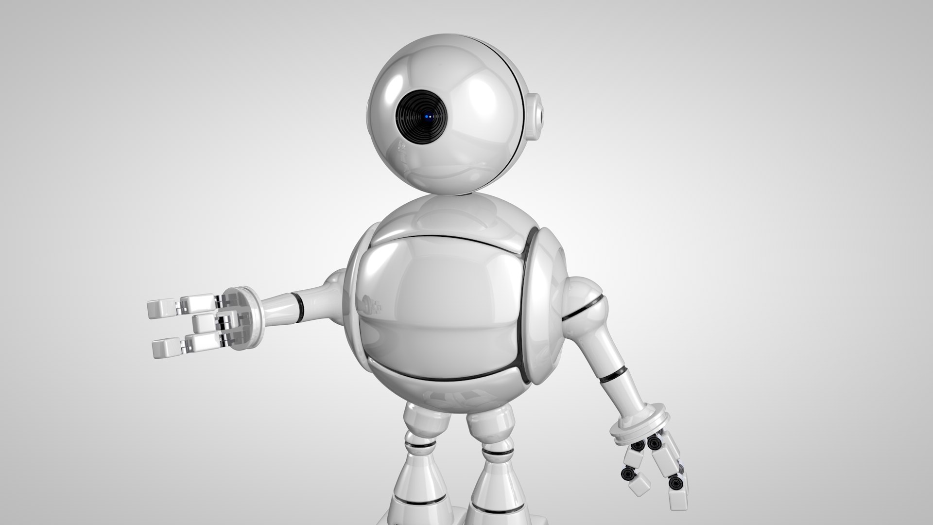 C4d Cartoon Robot