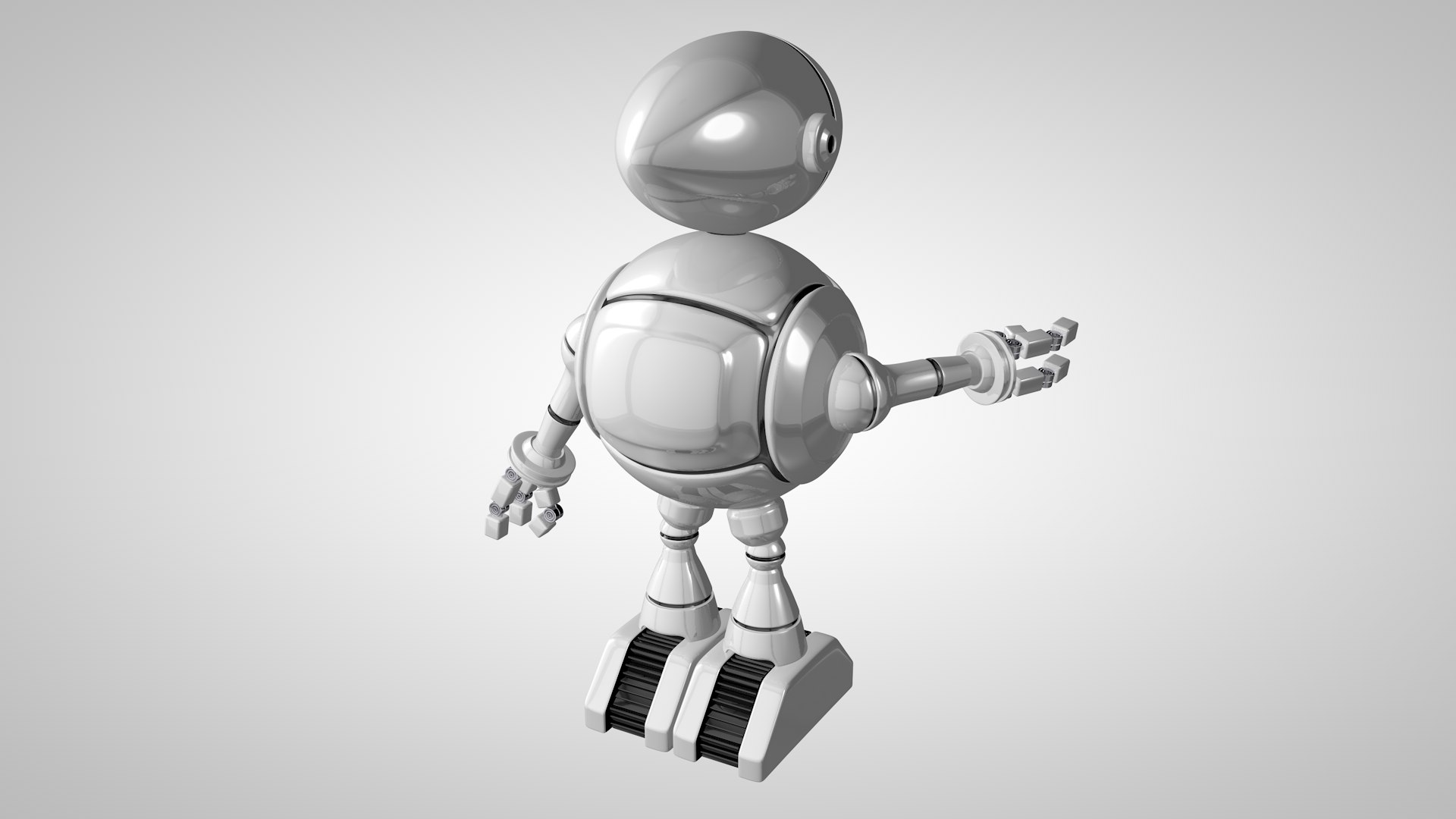 C4d Cartoon Robot