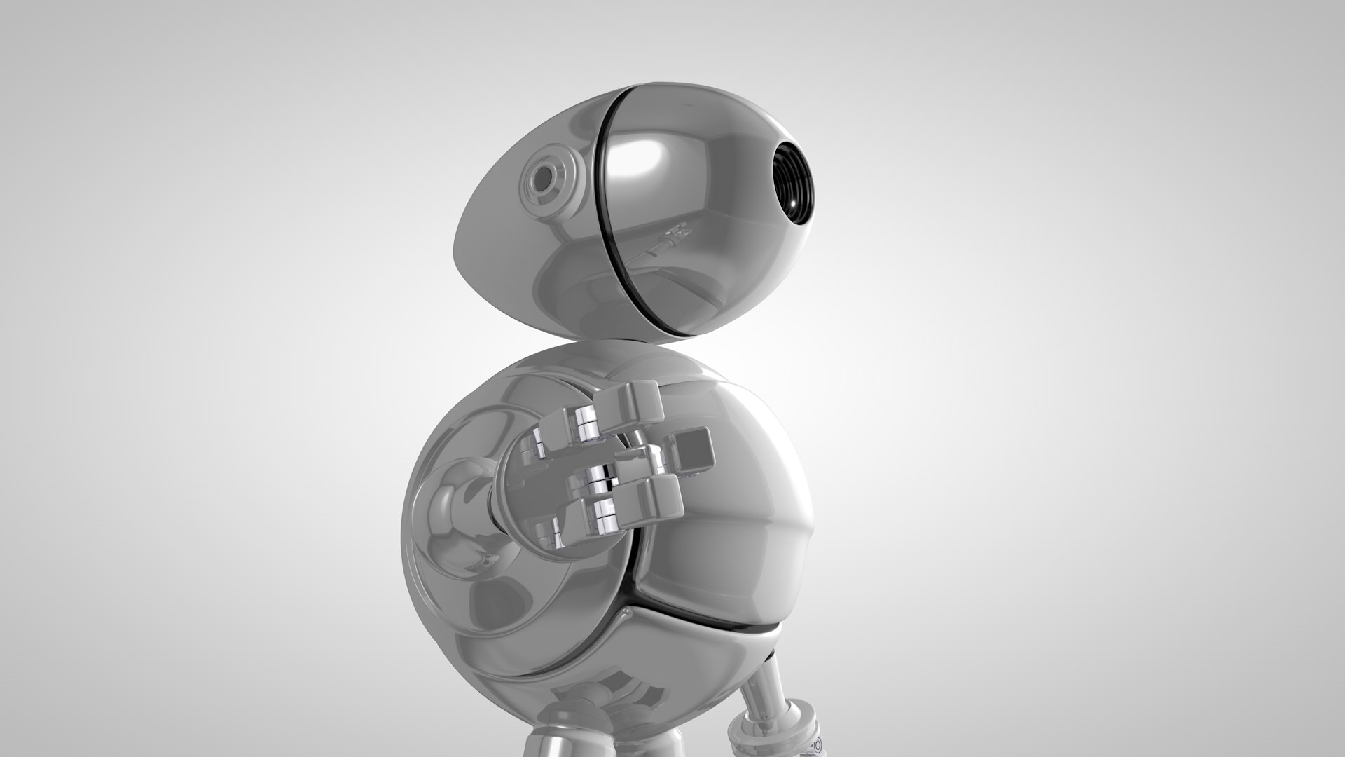 C4d Cartoon Robot