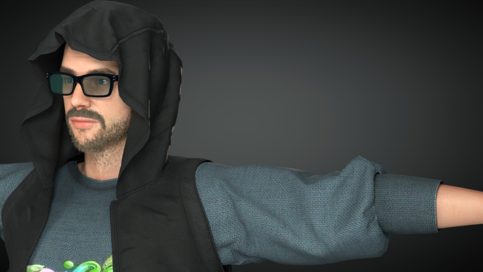 3D Realistic Man Character Rigged 3D Model - TurboSquid 2100982