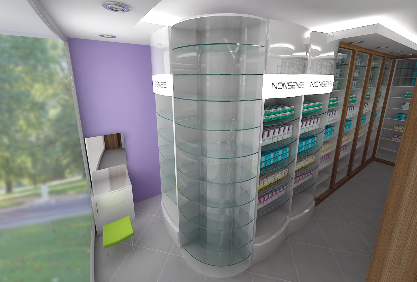 drug pharmacy 3d model