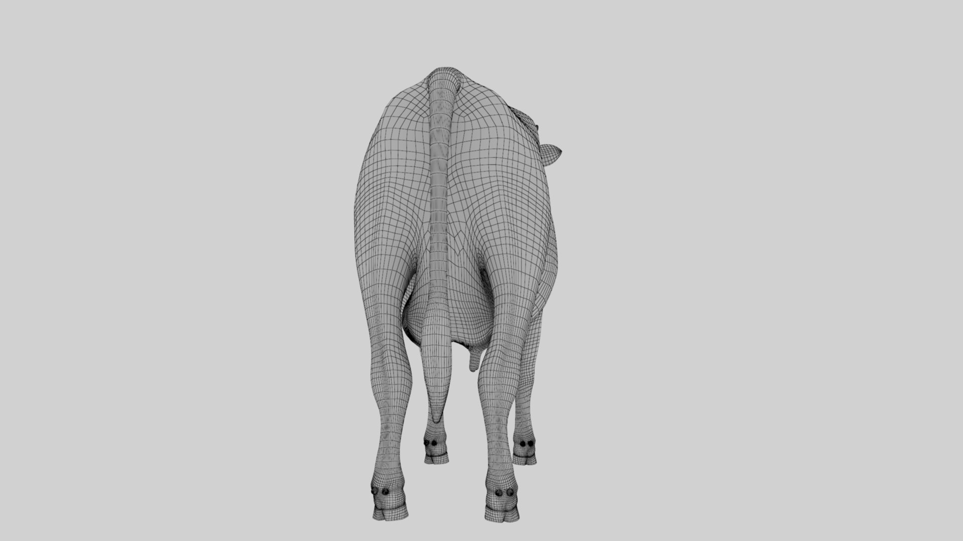 3D Low Poly Cow Poly Unwrapped 4 K model - TurboSquid 1956659